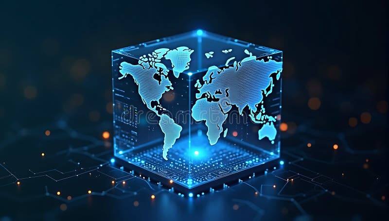 Semi Transparent Data Cube Stock Illustrations – 12 Semi Transparent ...