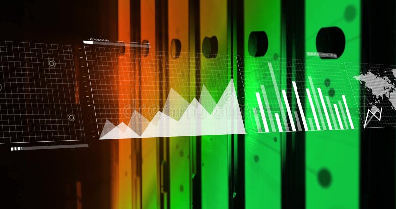 Semi-transparent Visualizations Shifting Over Panels, Showing Wireframe ...
