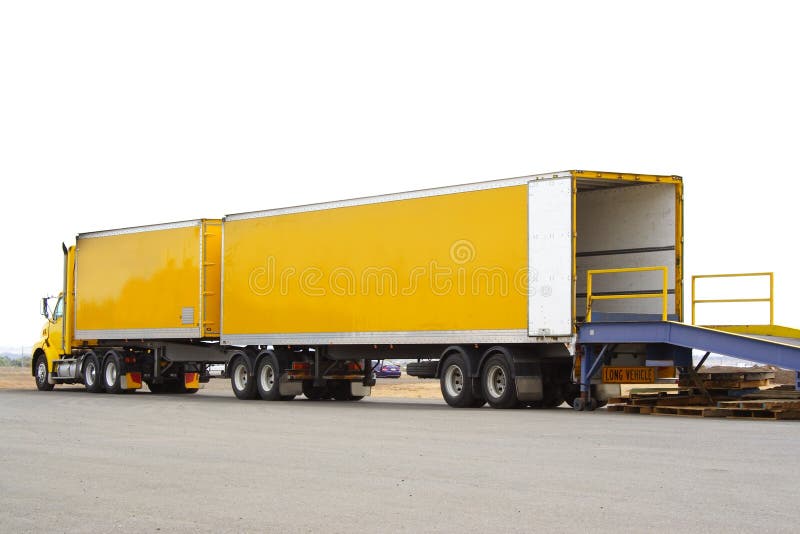 501 Double Trailer Truck Stock Photos - Free & Royalty-Free Stock ...
