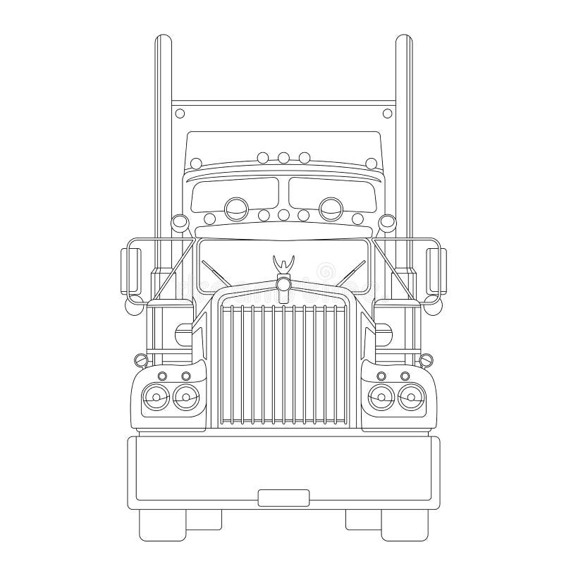 Truck Front View Stock Illustrations – 7,559 Truck Front View Stock ...