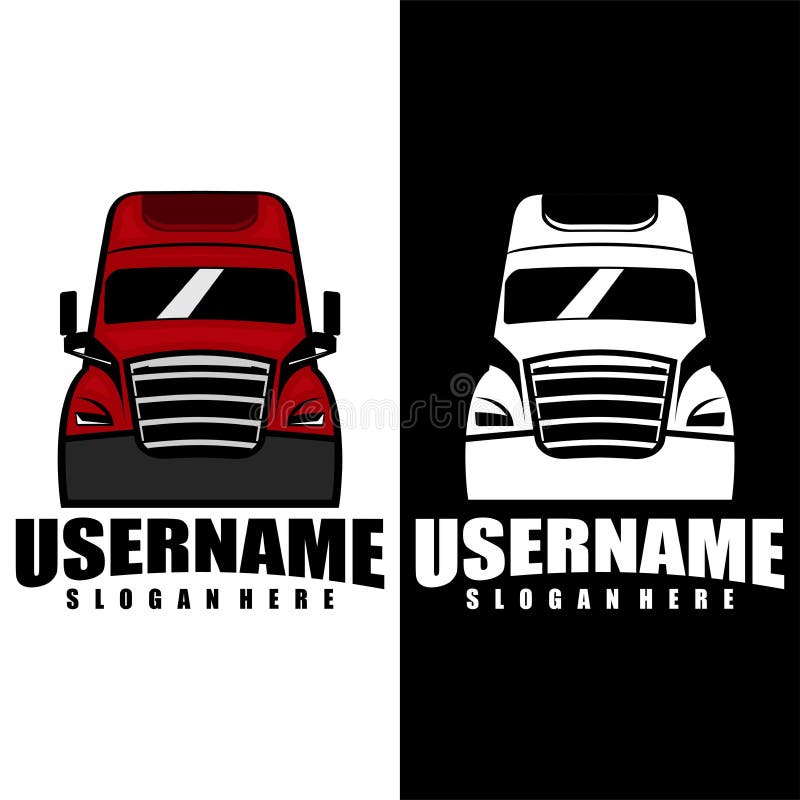 Semi Truck Logo Stock Illustrations – 2,449 Semi Truck Logo Stock ...