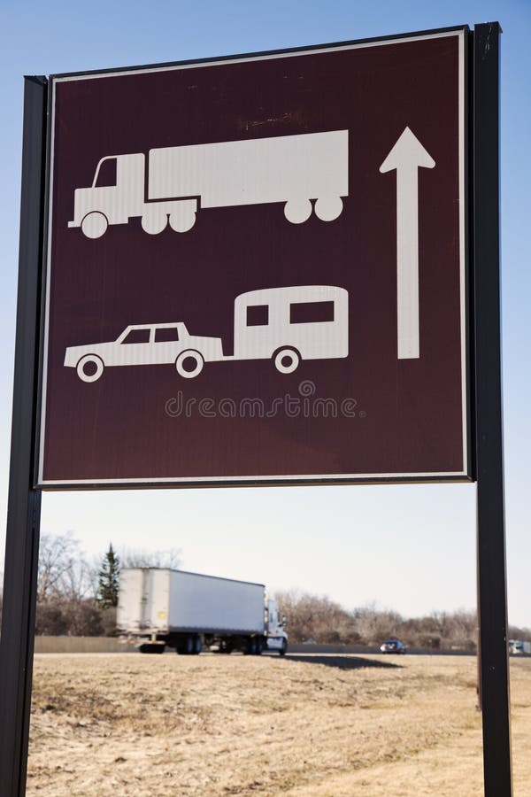Truck on the road stock image. Image of mobile, commercial - 2892979