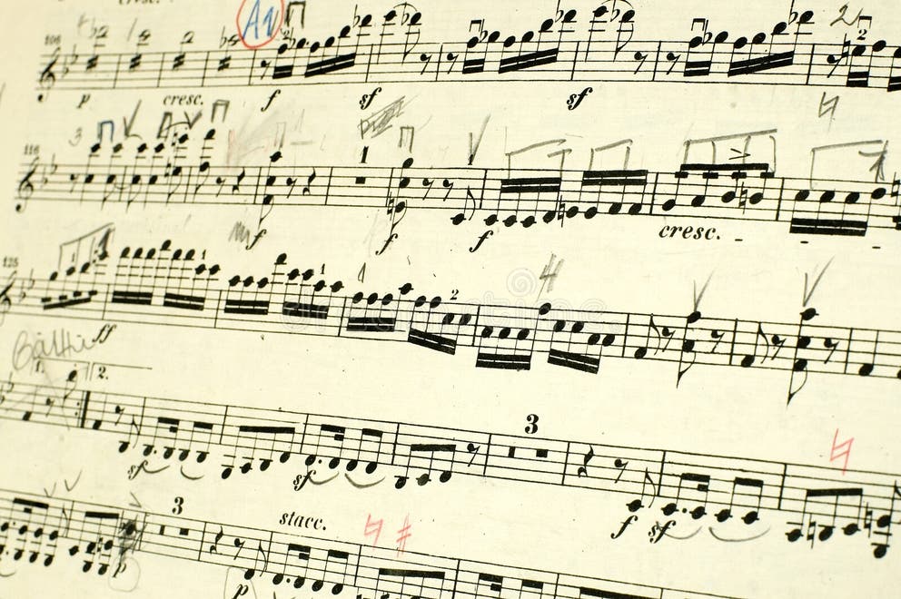 Semibreve stock photo. Image of chorale, musicsheet, minuet - 1474040