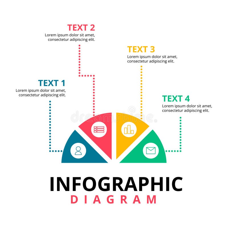 Semicircle Creative Diagram Business Plan Concept Infographic Element ...