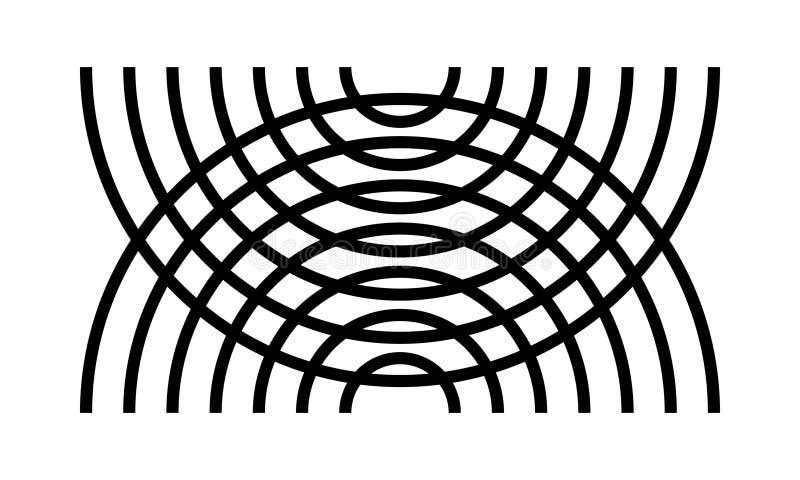 Semicircle Lines and Arch Shapes. Geometric Figure in Trendy Boho Style ...