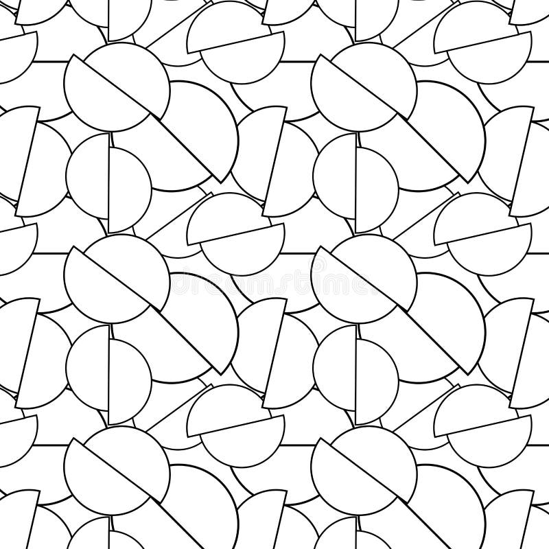 Semicircle Pattern Vector with Black and Gold Color Stock Vector ...