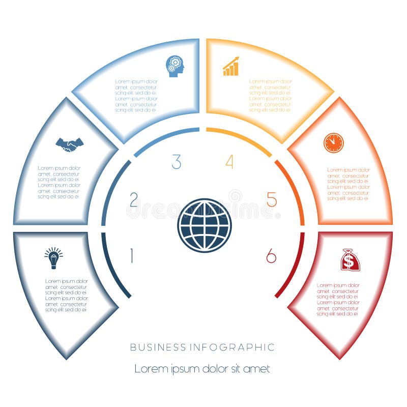 Cycles Infographic Six Stock Illustrations – 80 Cycles Infographic Six ...