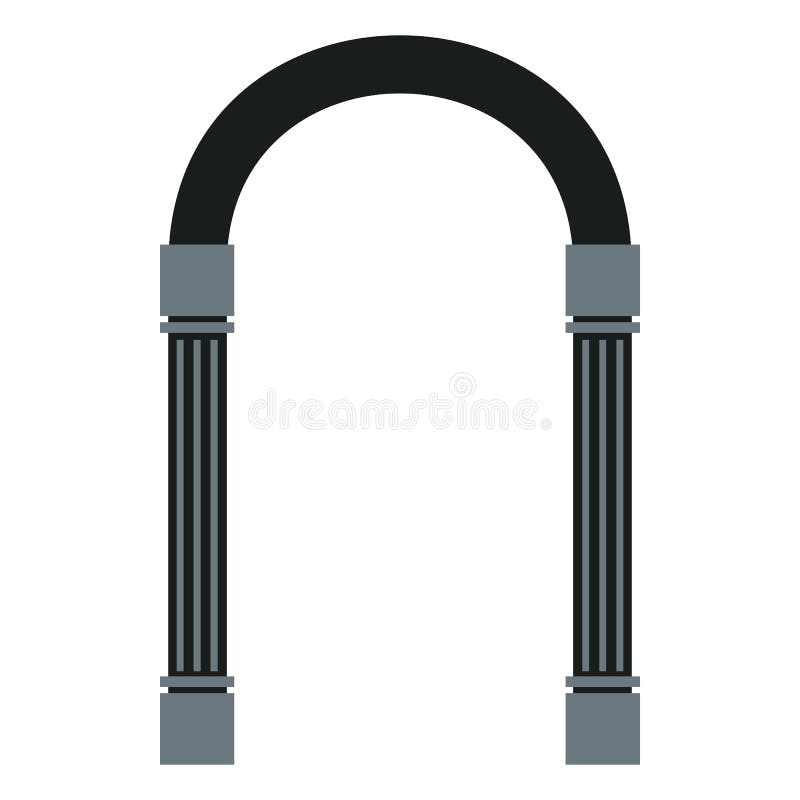 Greek Arch Icon, Flat Style Stock Vector - Illustration of icon, ionic ...