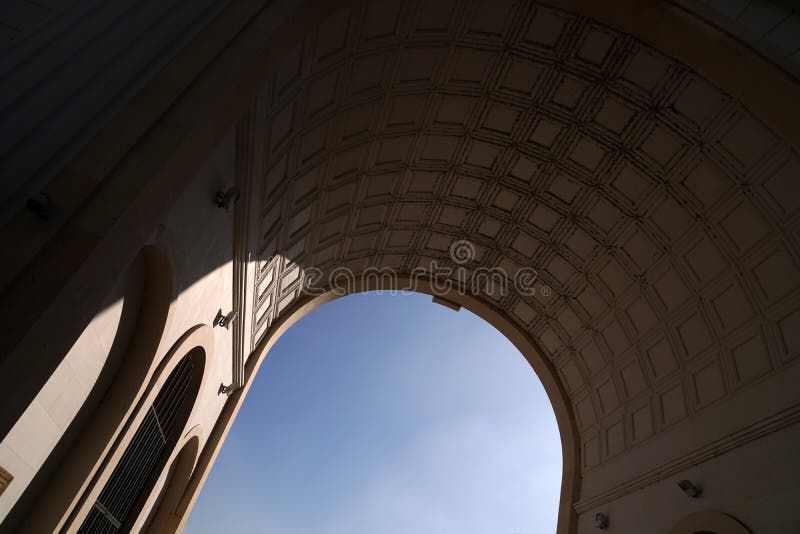 Semicircular Arches of the Building Editorial Stock Photo - Image of ...