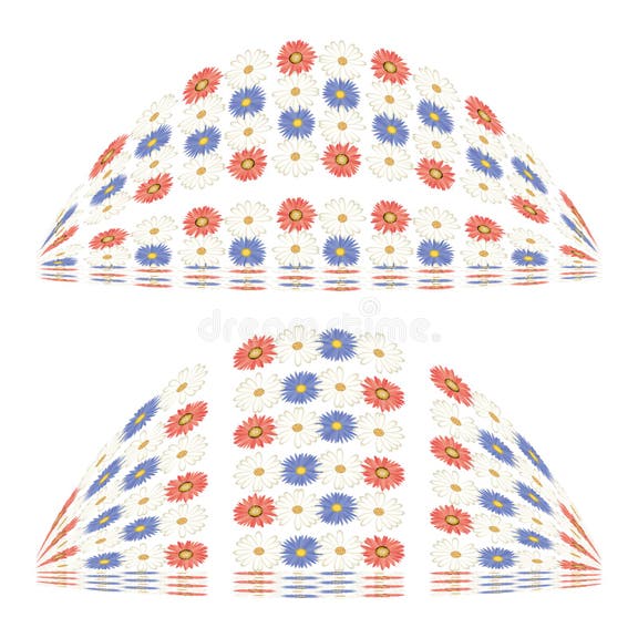 Semicircular Dot Pattern. Colorful Abstract Shape. Gradient Element ...