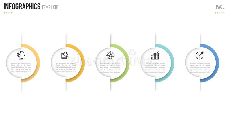 Semicircular Origami Infographic for Business Presentation Stock Vector ... Semicircular Origami Infographic for Business Presentation Stock Vector ...
