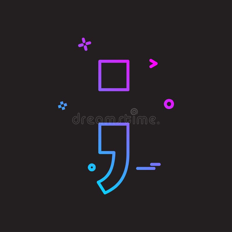Semicolon Stock Illustrations – 433 Semicolon Stock Illustrations ...