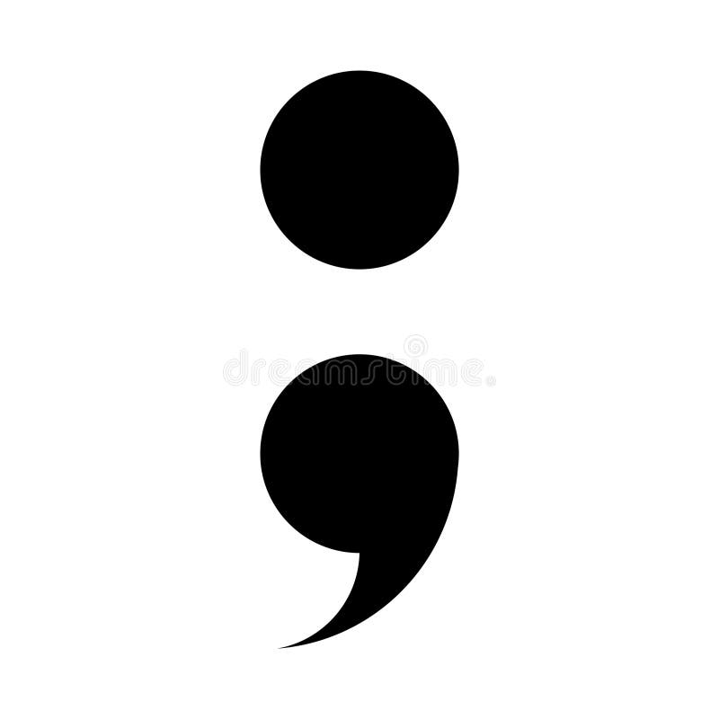 Semicolon Stock Illustrations – 437 Semicolon Stock Illustrations ...