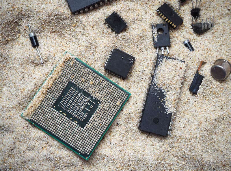 Semiconductor industry stock image. Image of wadi, sand - 289342239