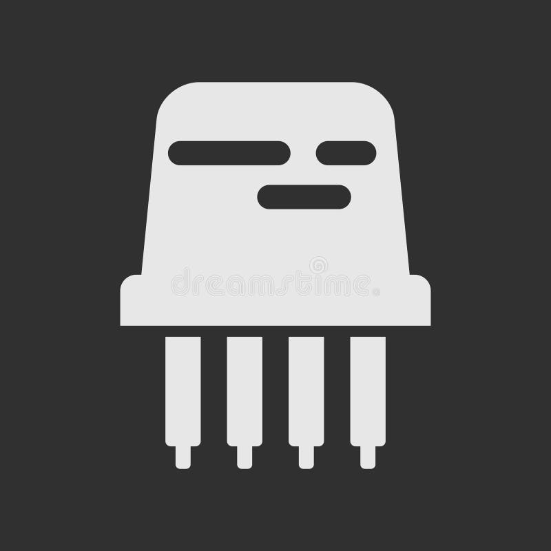 Semiconductor Computer Component Stock Illustration - Illustration of ...