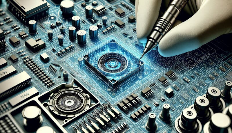 Semiconductor Manufacture Stock Illustrations – 1,255 Semiconductor ...