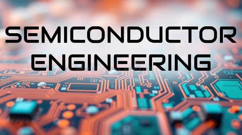 Semiconductor Engineering Text Words Inscription Computer Technology ...