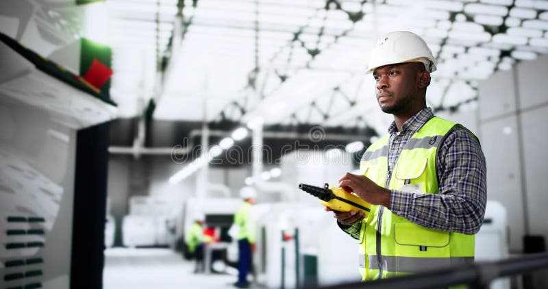 Semiconductor Factory Manufacturing Machine Stock Image - Image of ...