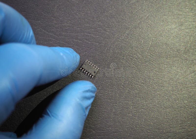 Semiconductor Smd Integrated Circuit Stock Image - Image of integrated ...