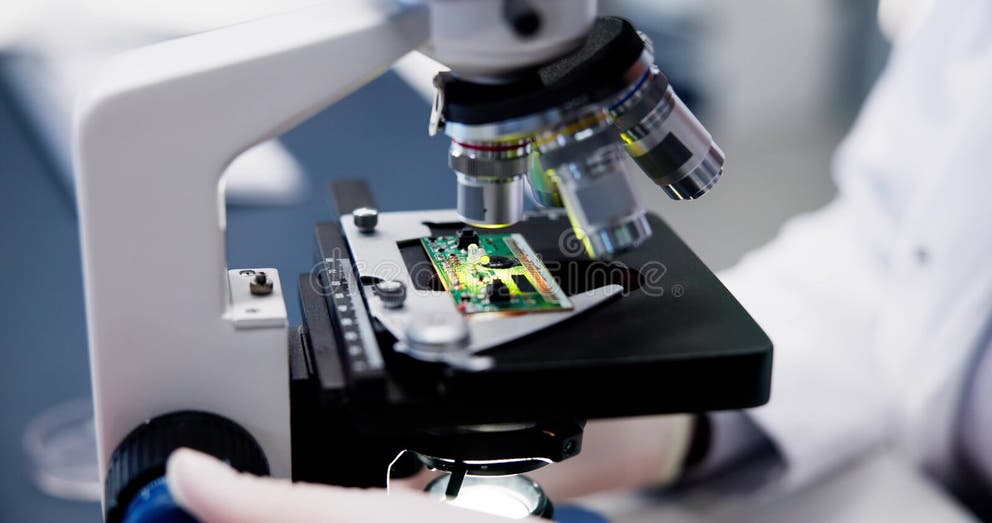 Semiconductor Microscope Research and PCB Circuit Manufacturing Stock ...