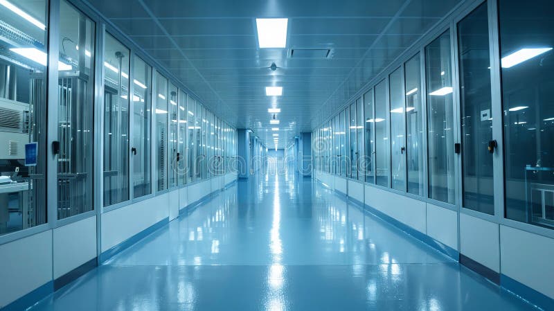 Semiconductor Production Fab Cleanroom, Where Technology Meets ...