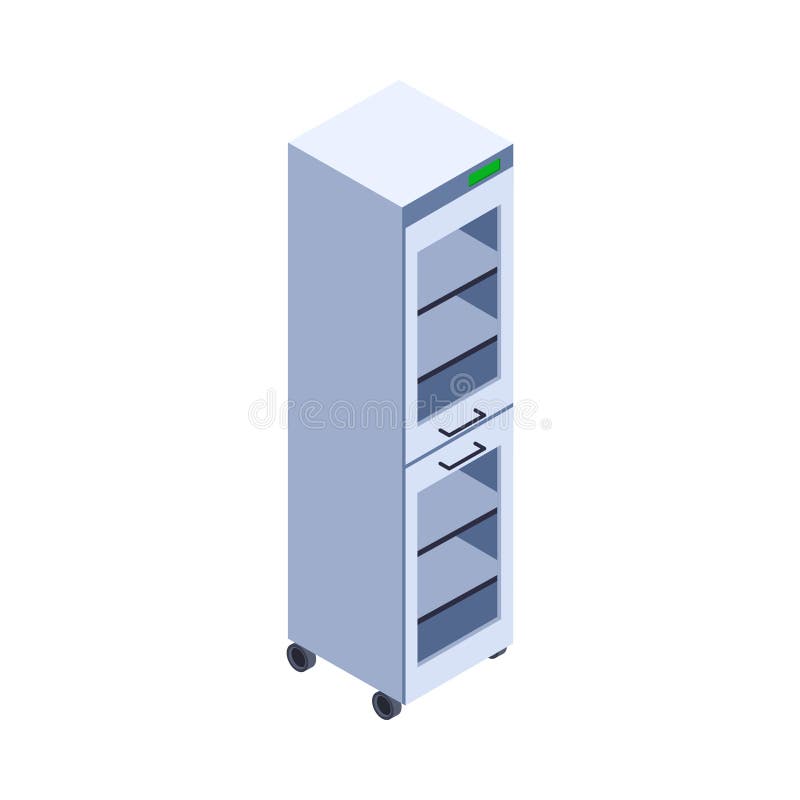Semiconductor Production Rack Composition Stock Illustration ...
