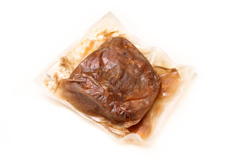 The Semifinished Pulled Pork Meat Stock Image - Image of gourmet, cook ...