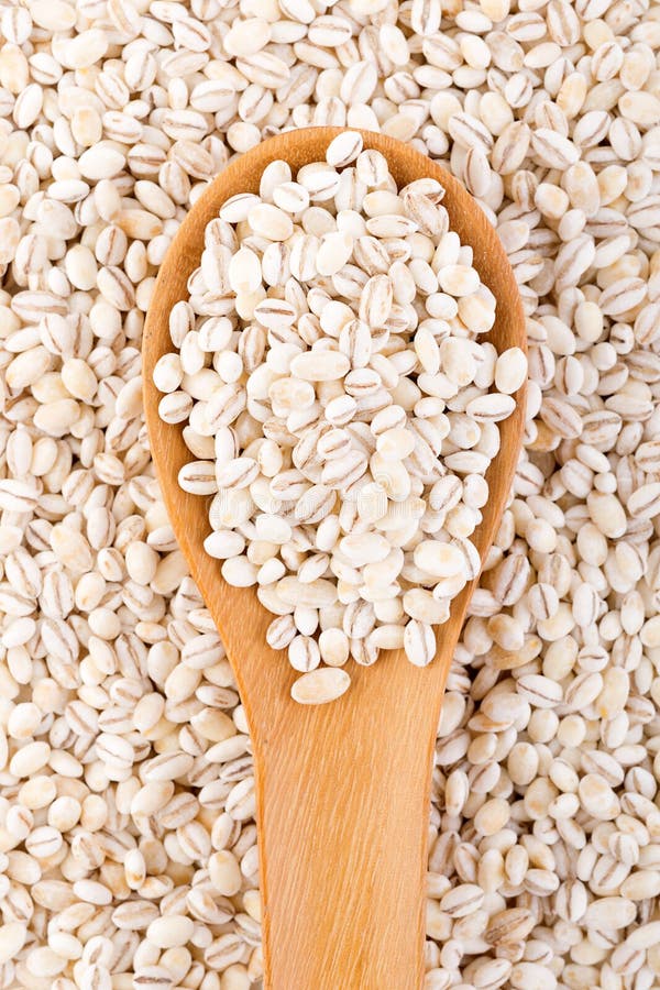 Granos De La Semilla De La Cebada O De La Cebada Y Cebada De Perla ...