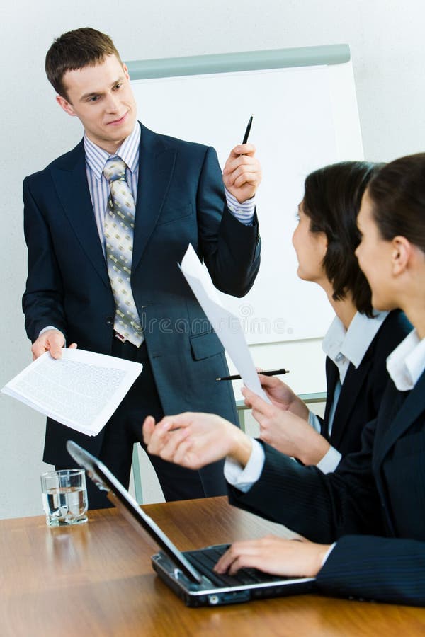 Business lecture stock image. Image of professional, career - 4616673