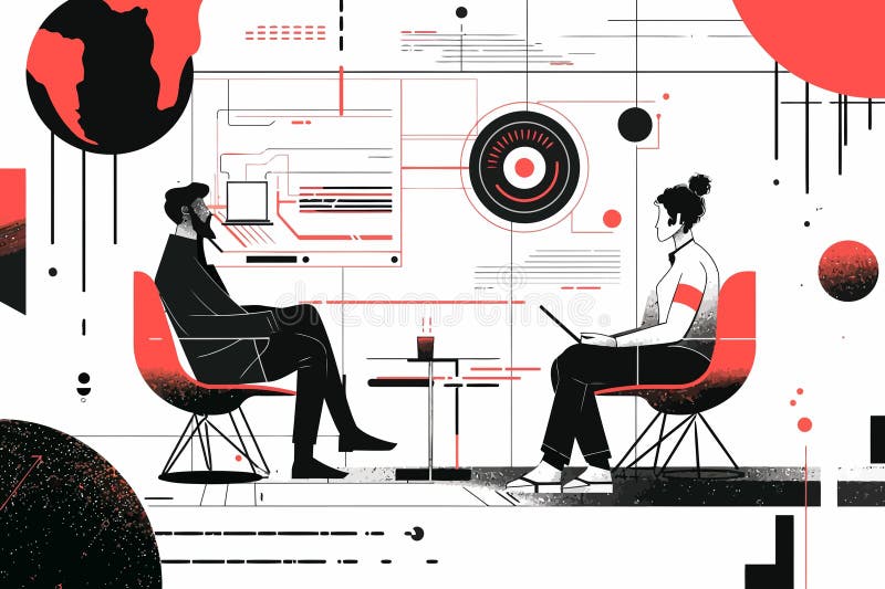 Seminar on Future Technology Trends Isolated Vector Style Stock Vector ...