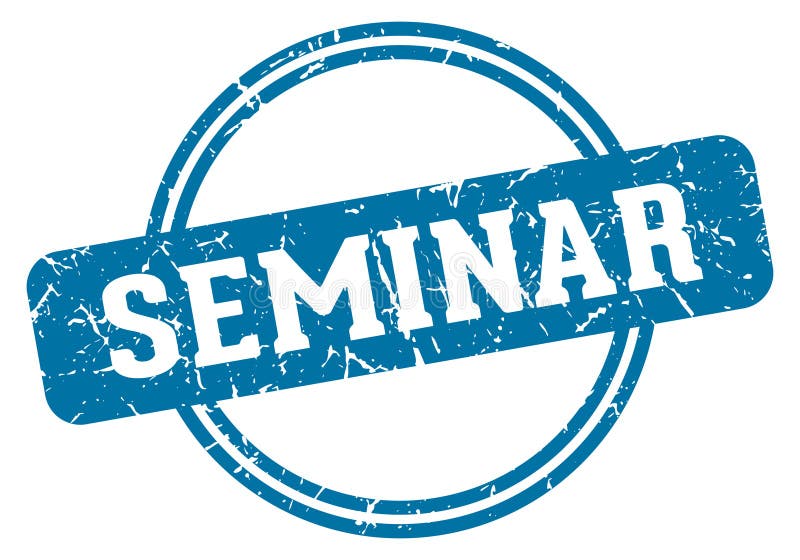 Seminar stamp stock vector. Illustration of rubber, workshop - 365330070