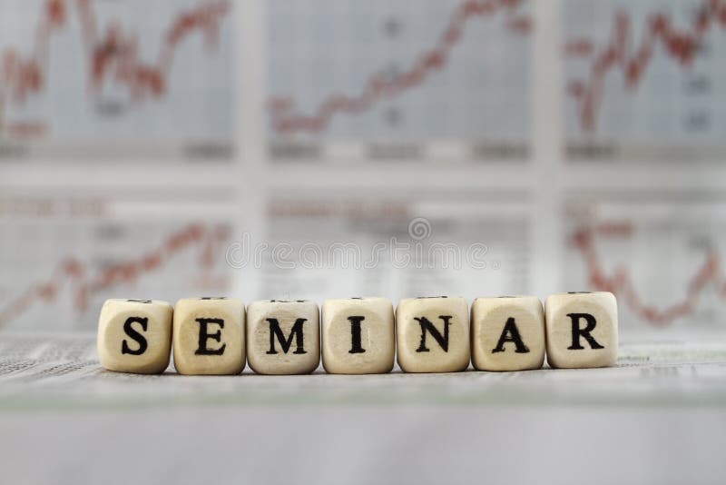 Seminar Word Cloud Tag Cloud Isolated Stock Photo - Image of conference ...