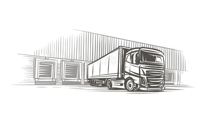 Lorry Sketch Stock Illustrations – 3,370 Lorry Sketch Stock ...