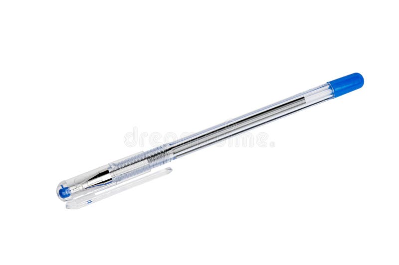 Blue pen stock photo. Image of office, business, personal - 38009292