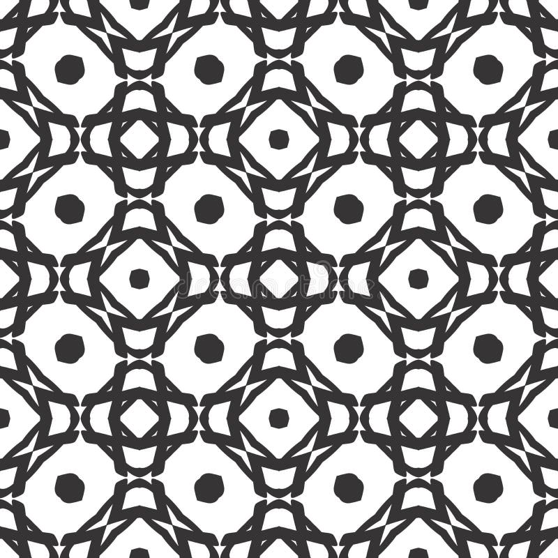 Vector Black White Repeat Designs Stock Vector - Illustration of ...