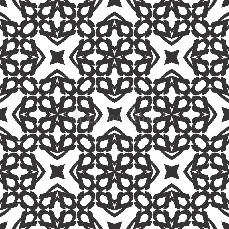 Vector Black White Repeat Designs Stock Vector - Illustration of withe ...