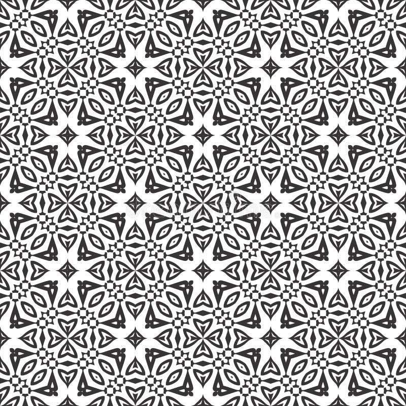 Vector Black White Repeat Designs Stock Vector - Illustration of white ...