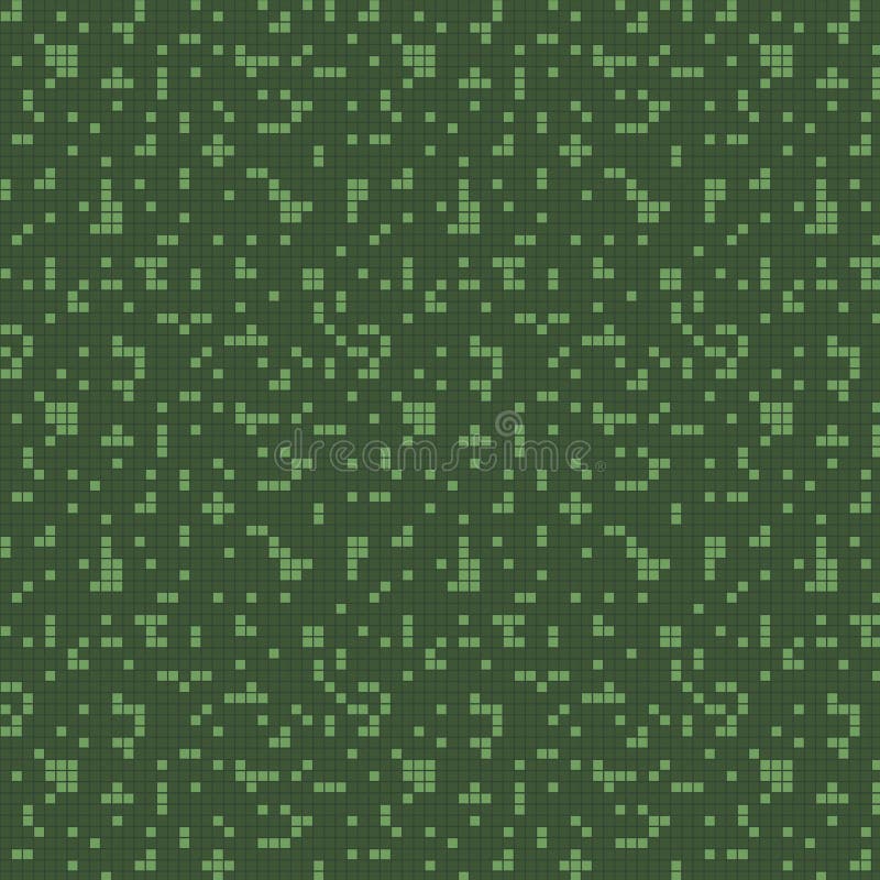 Semless Pattern Green Squares Stock Vector - Illustration of styled ...