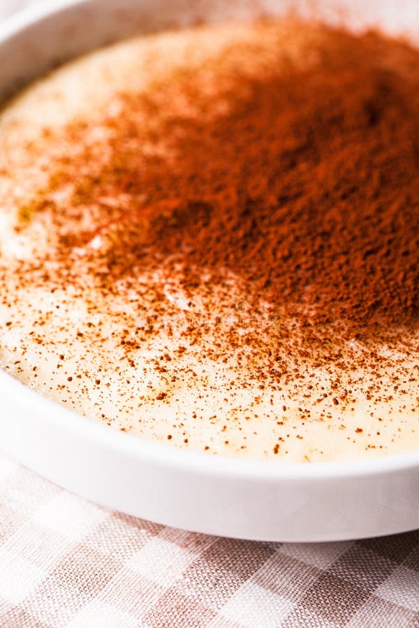 The semolina cream stock photo. Image of homemade, sweet - 61773324