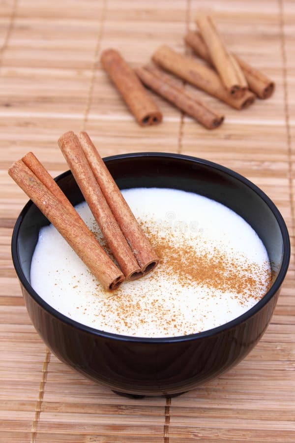 Semolina with Milk and Cinnamon Stock Photo - Image of healthy, spice ...