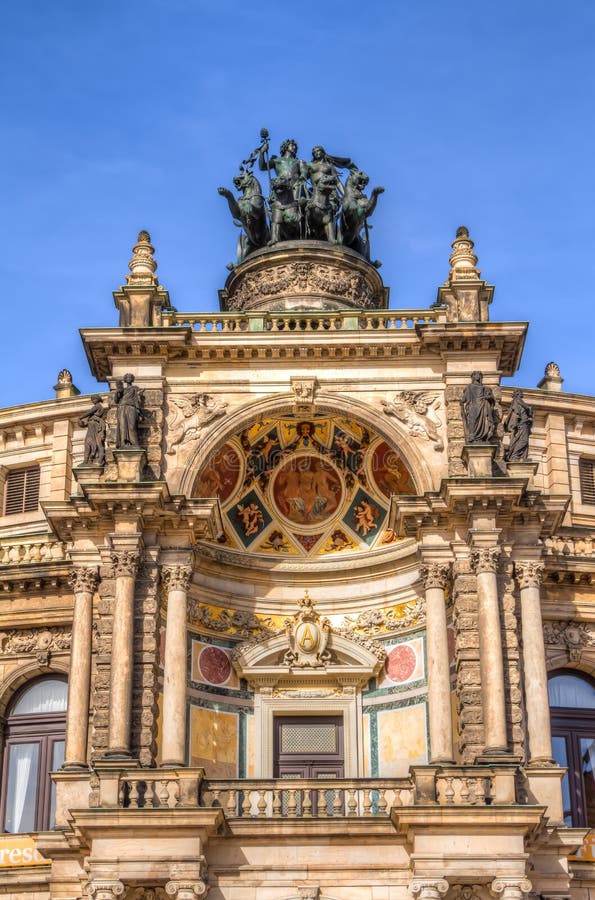 Semper Opera House stock photo. Image of baroque, famous - 88715544