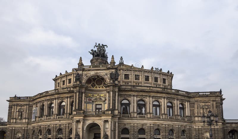 Semper Opera House in Dresden, Germany Stock Image - Image of famous ...