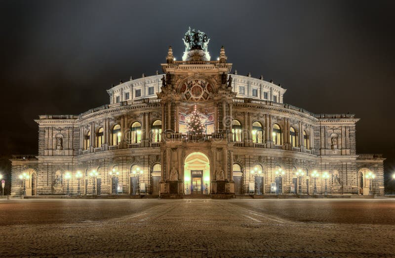 Semperoper Saxon State Opera. Dresden, Germany Editorial Photography ...