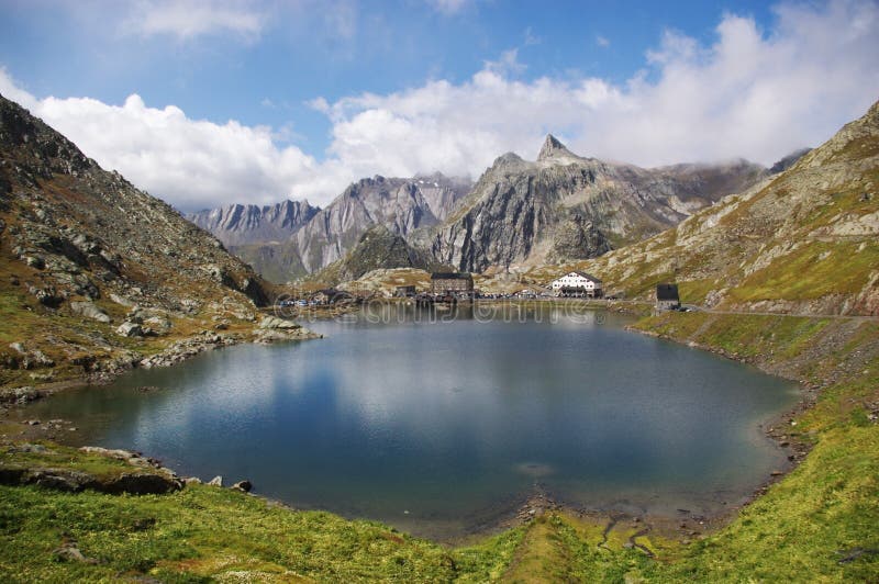 Sen-Bernard Pass, Swiss Alps Stock Photo - Image of pass, outdoors ...