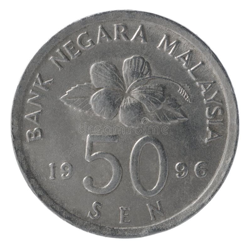 Sen coin stock image. Image of object, ringgit, malaysian - 41362745