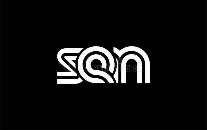 SEN Creative Unique Modern Letter Logo Design Stock Vector ...