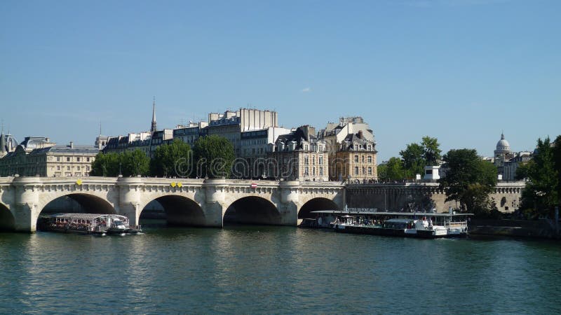 Sena river in paris editorial photography. Image of symbol - 94196517