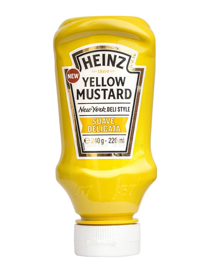 Una Bottiglia Di Heinz Ketchup Ha Isolato Su Fondo Bianco Fotografia ...