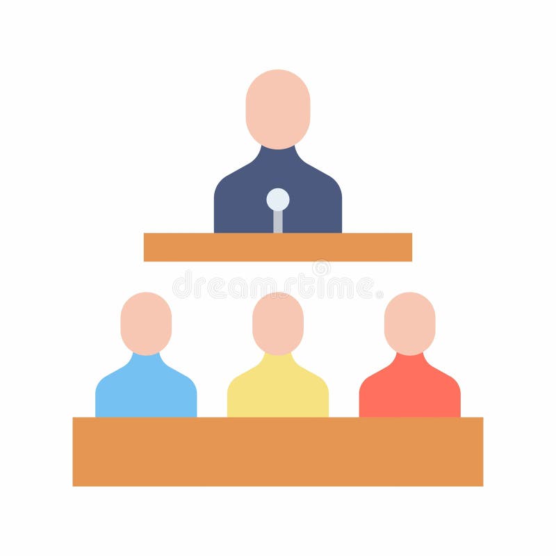 Senate icon vector image. stock vector. Illustration of consulate ...