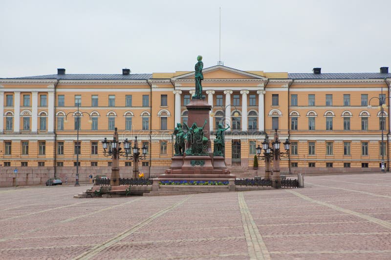 Senate Square stock image. Image of senate, memorial - 55656107